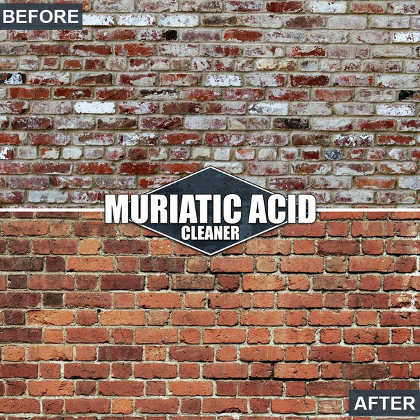 Muriatic Acid Cleaner - Dissolves Rust, Lime, Minerals, Scale, Carbona ...