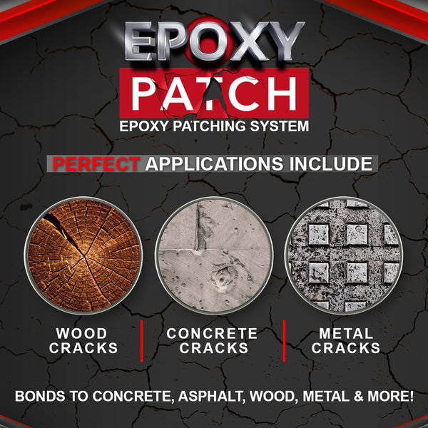 Epoxy Floor Patching System - 3 Part Mortar Patching Kit for Concrete ...