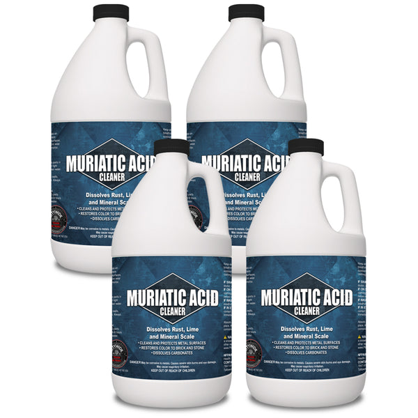 Muriatic Acid Cleaner - Dissolves Rust, Lime, Minerals, Scale, Carbona ...